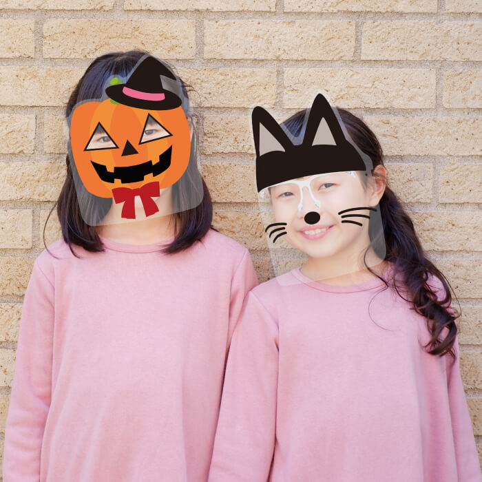 Character face shields - Halloween | Cute and Safe | Goshiki Printing